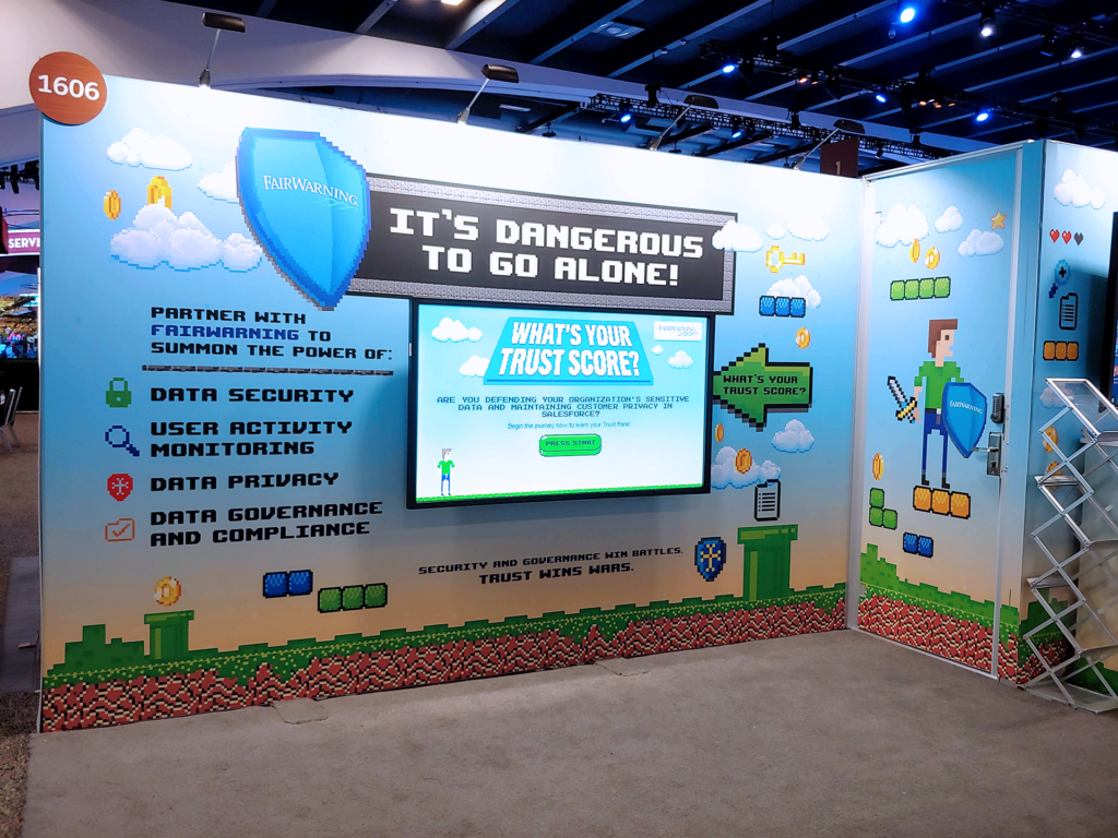 FairWarning at Dreamforce - StudioStork Design & Illustration